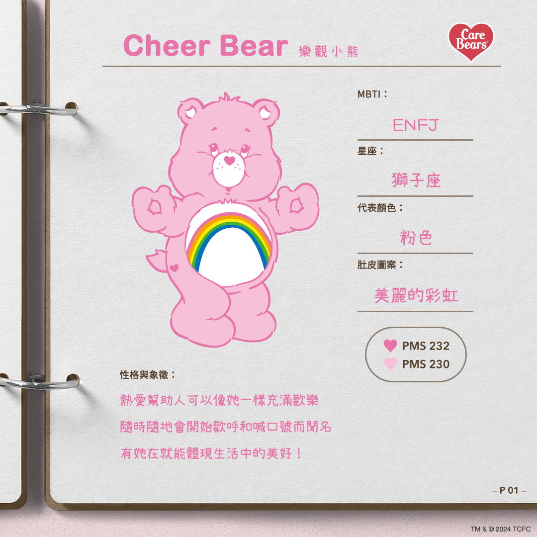人見人愛!Care Bears彩虹熊成員角色、MBTI一次看 | GRACEGIFT